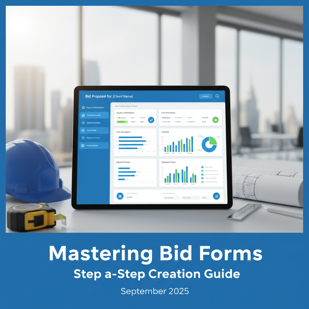 Construction Bid Forms Templates & Guide (2026)